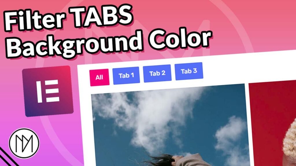 How to Add Background Color to Gallery Filter Tabs in Elementor? - DMmotionarts