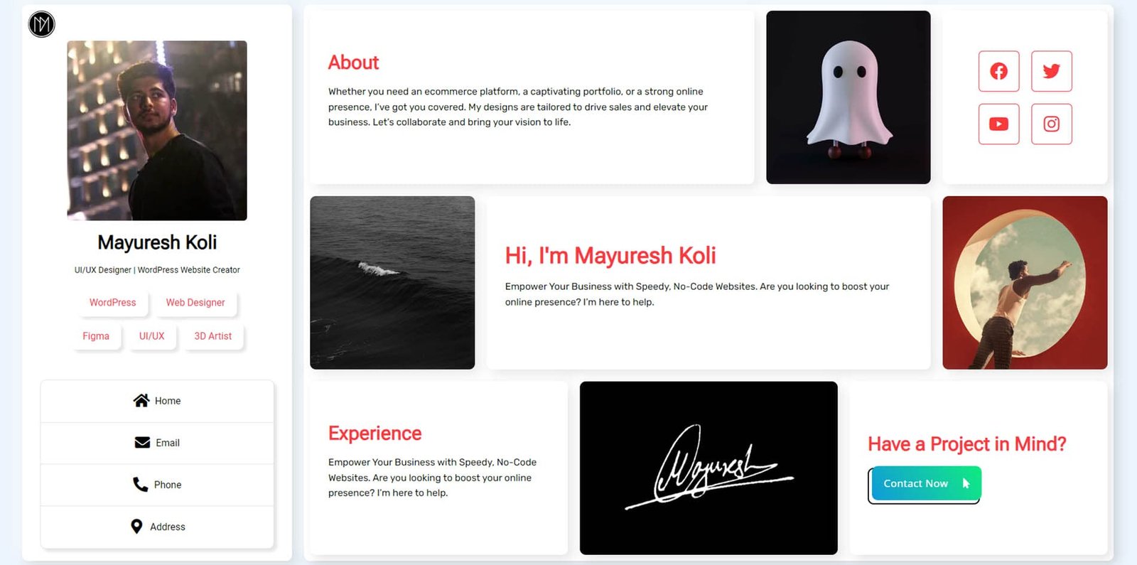 Neuromorphism Tabs/Containers - Elementor Template - DMmotionarts