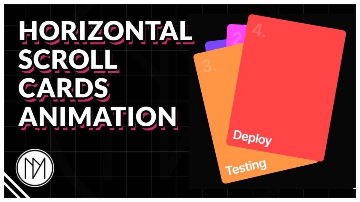 Horizontalvertical Cards Gsap Animation Elementor Tutorial Dmmotionarts