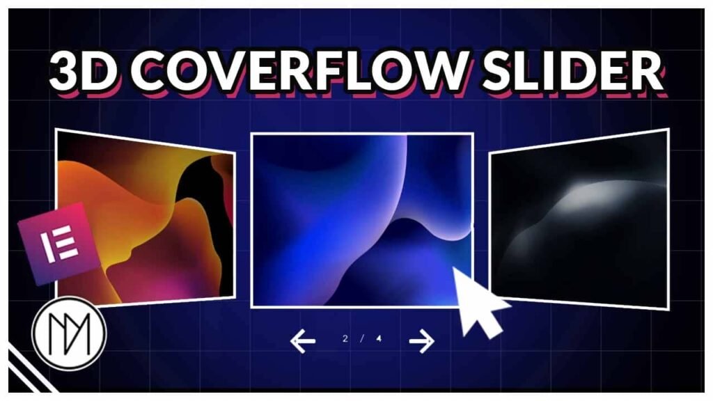 Coverflow Slider Carousel - Elementor SwiperJS Slider Tutorial - DMmotionarts